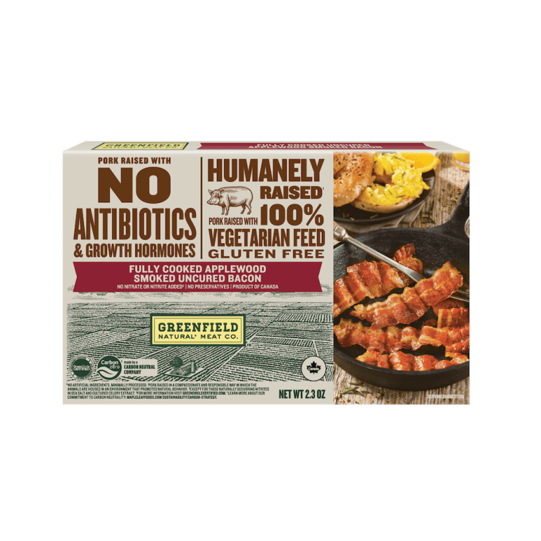 NO SUGAR THICK CUT SMOKED UNCURED BACON - Greenfield Natural Meat Co.